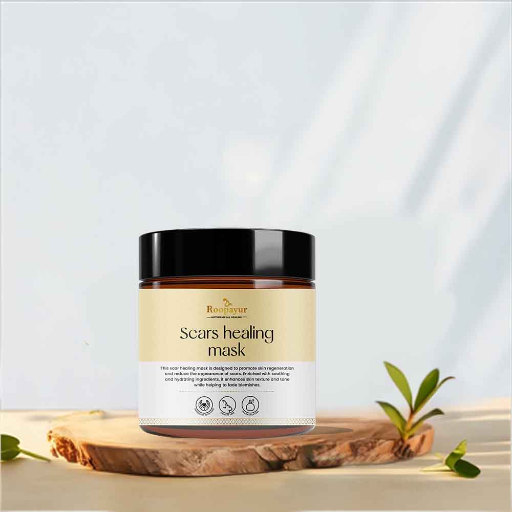Roopayur Scars Healing Mask for Acne Scars & Skin Renewal | ROOPAYUR